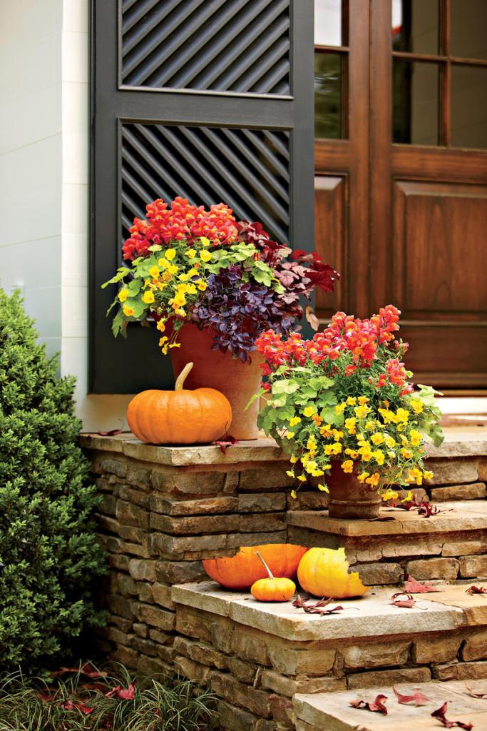 Fall Container Planter Ideas – Married with Style